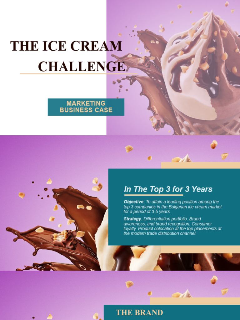 The Ice Cream | PDF | Brand | Market Segmentation