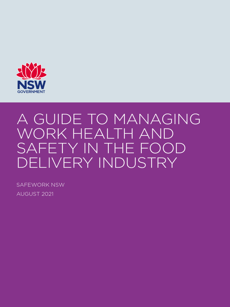 A Guide To Managing Whs in The Food Delivery Industry | Download Free ...