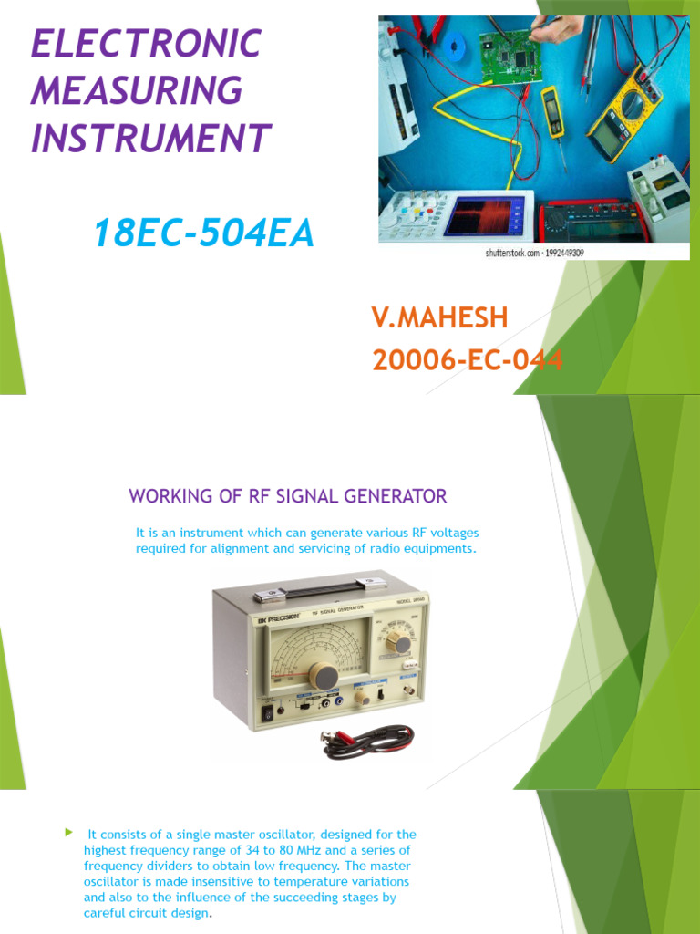 Electronic Measuring Instrument: 18EC-504EA | PDF