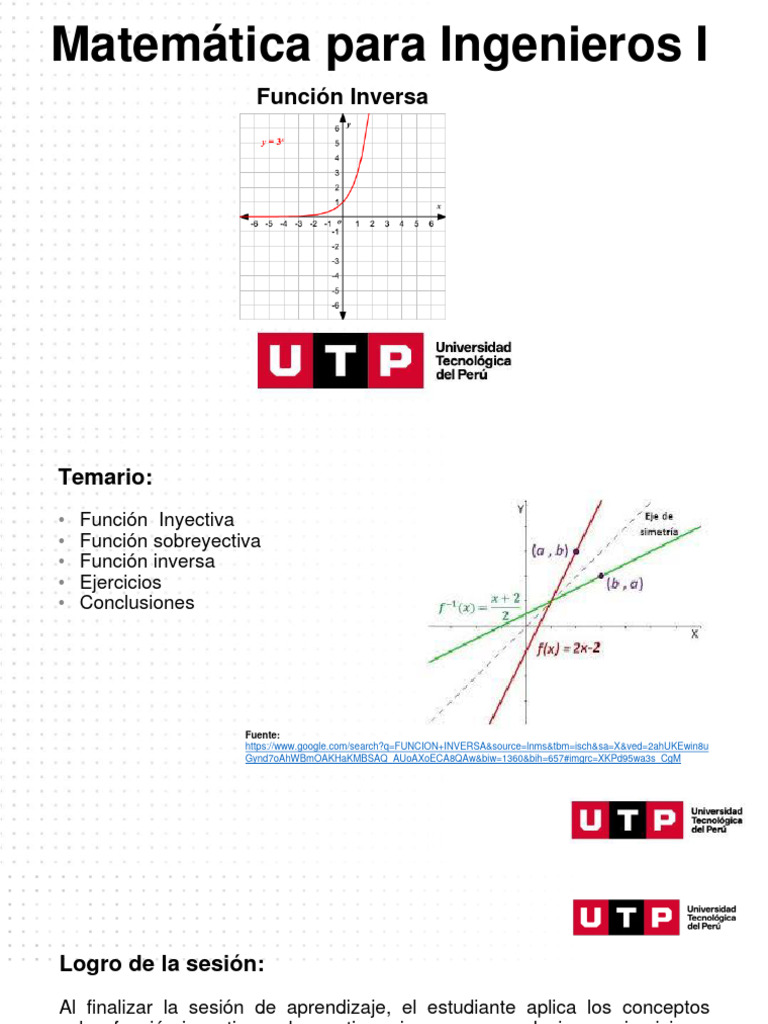 S03.s2-Funcion Inversa | PDF | Función (Matemáticas) | Objetos matemáticos