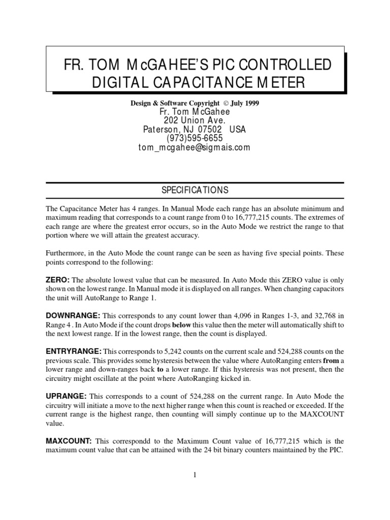 CMETER | Download Free PDF | Capacitor | Operational Amplifier
