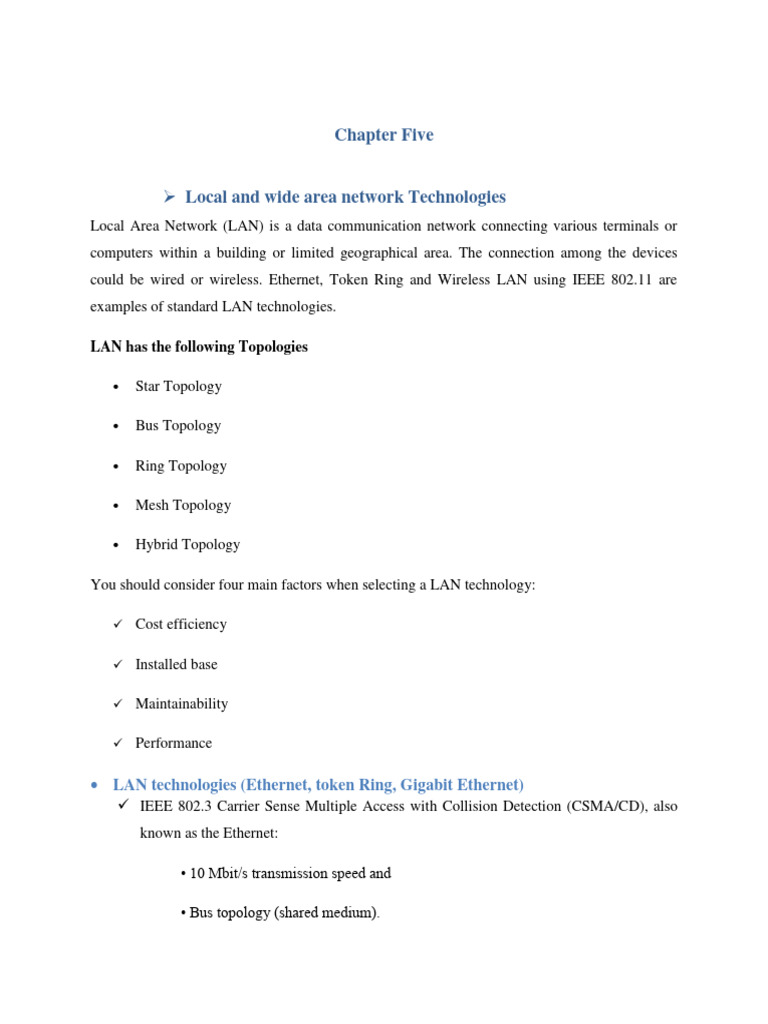Chapter 5 | PDF | Ethernet | Computer Network
