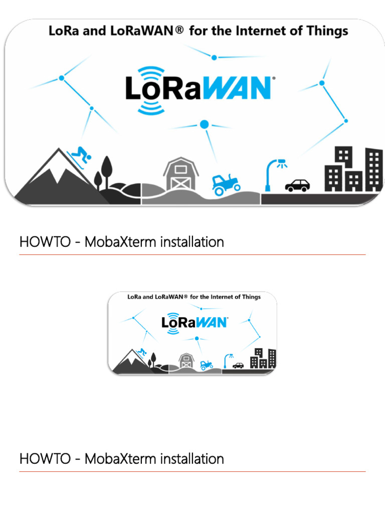 Slides LoRa LoRaWAN For IoT English | PDF | Decibel | Computer Network