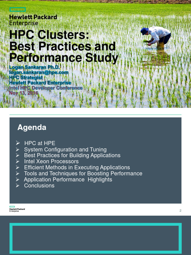 HPC Clusters Best Practices Performance Study | PDF | Computer Science | Computer Engineering
