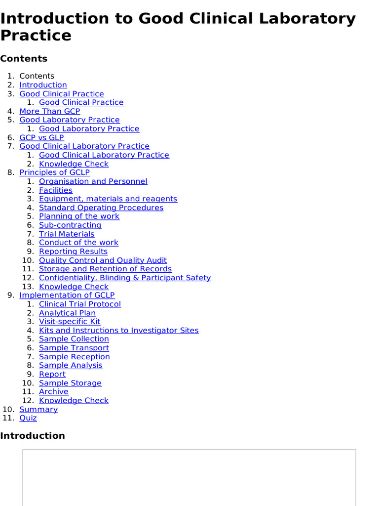 Clinical Lab Practice Essentials | PDF | Clinical Trial