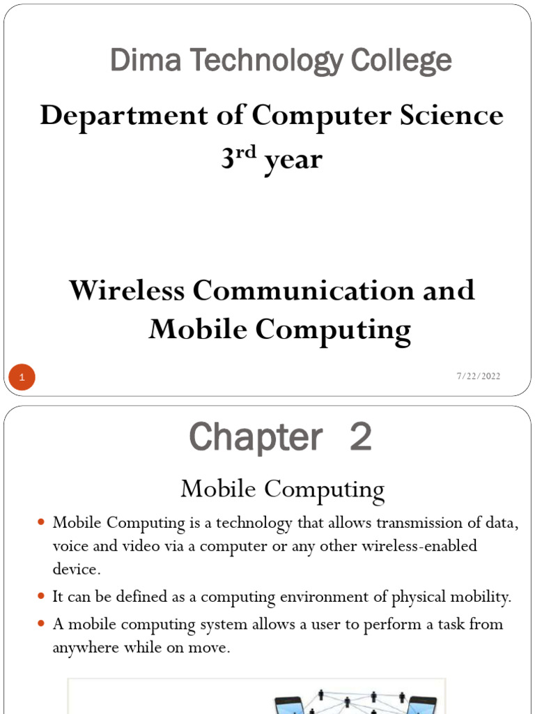 ch#2 | PDF | Mobile Computing | Mobile Device