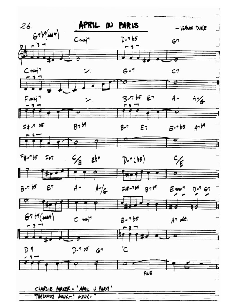 April in Paris | PDF