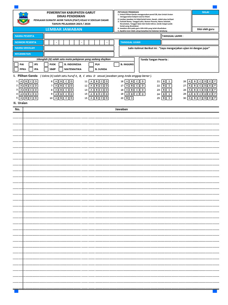 LJK - Psat 2024 (Pai) | PDF