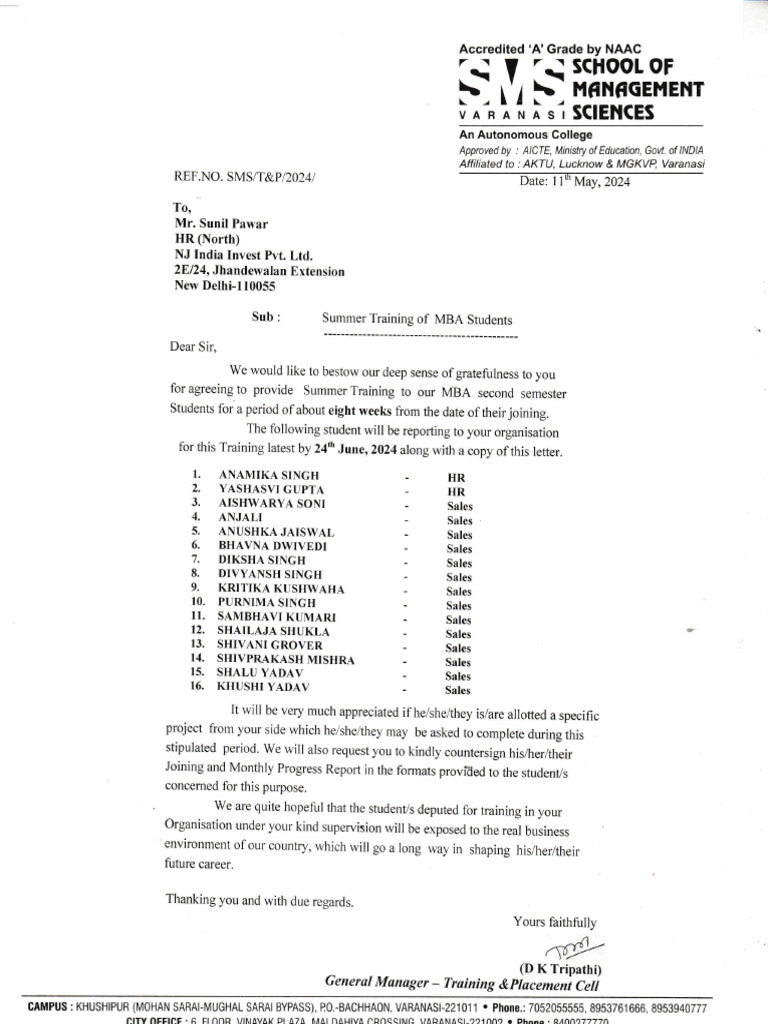 NJ Group Letter | PDF