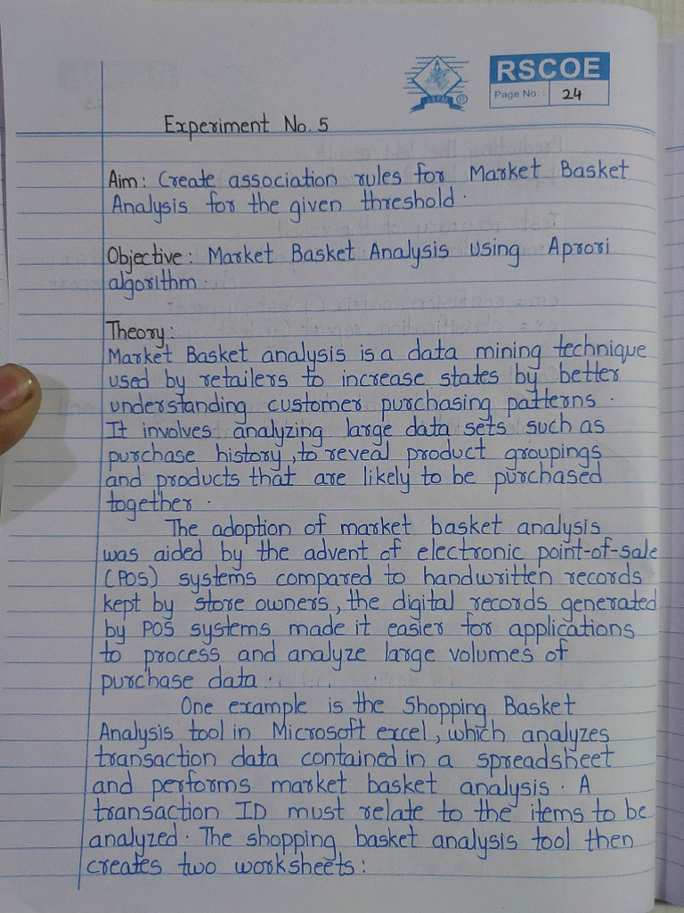 ML Experiment 5 | PDF | Analysis | Computing