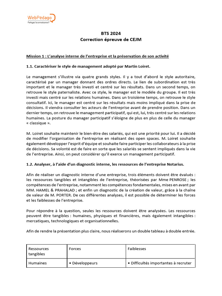 BTS 2024 CEJM Corrigé | PDF | Business | Bilan comptable