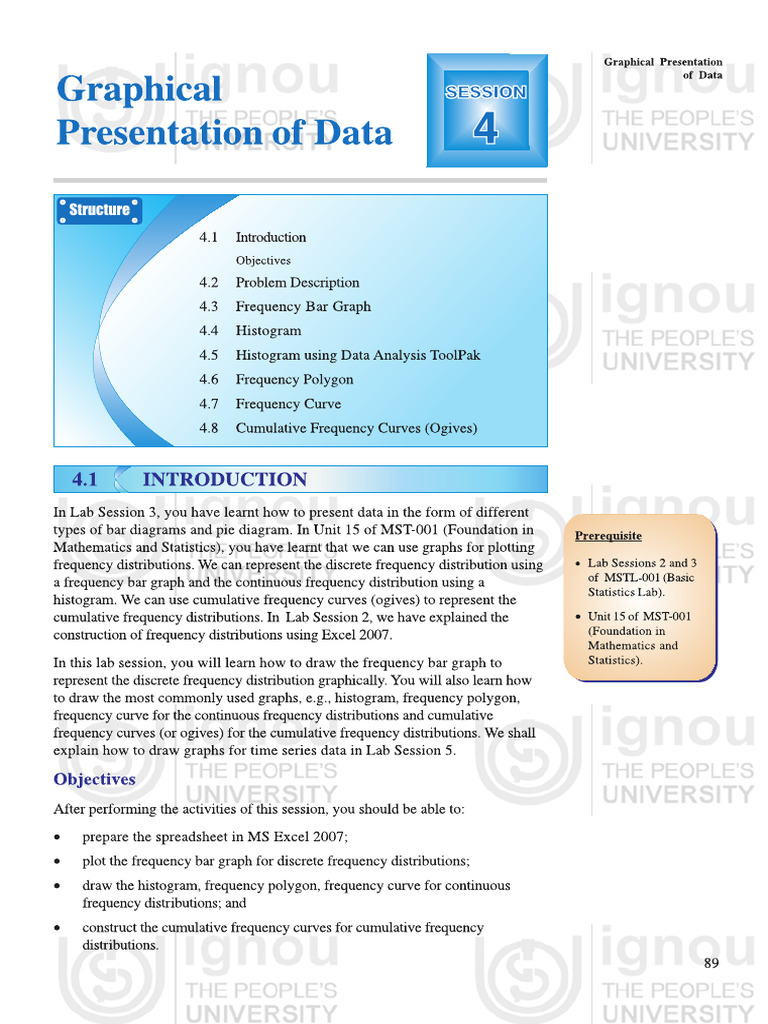 Graphical Presentation of Data | PDF