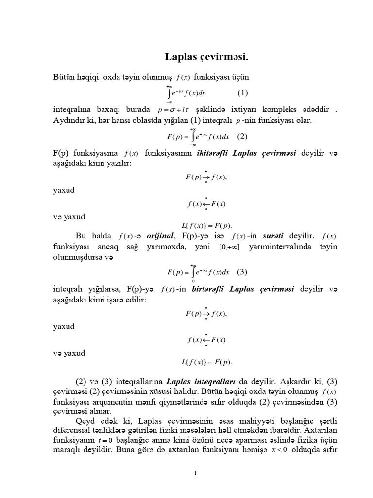 laplas | PDF
