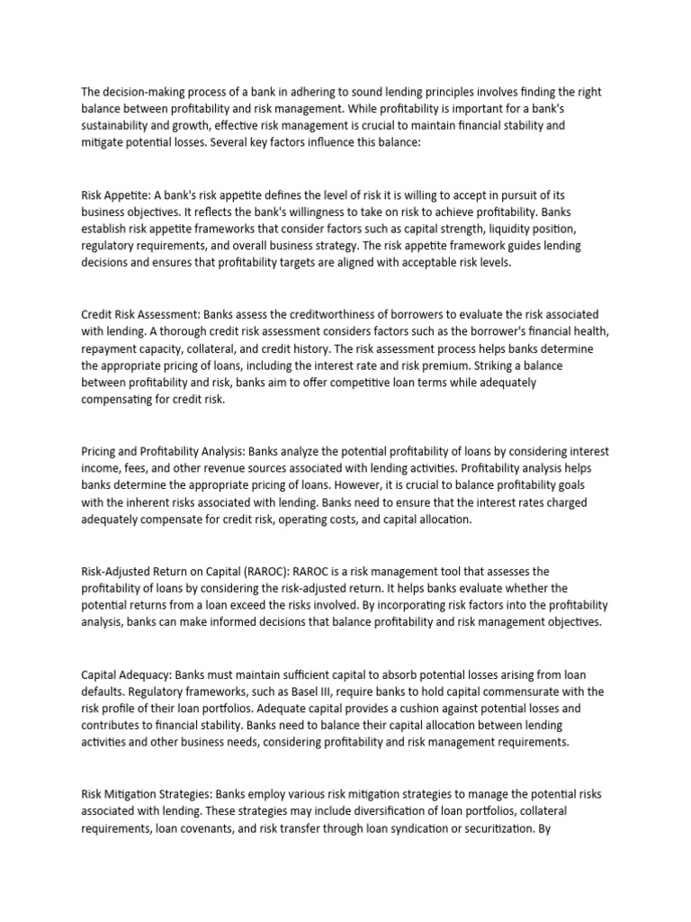 Credit Risk Assignment2 | PDF | Analytics | Risk