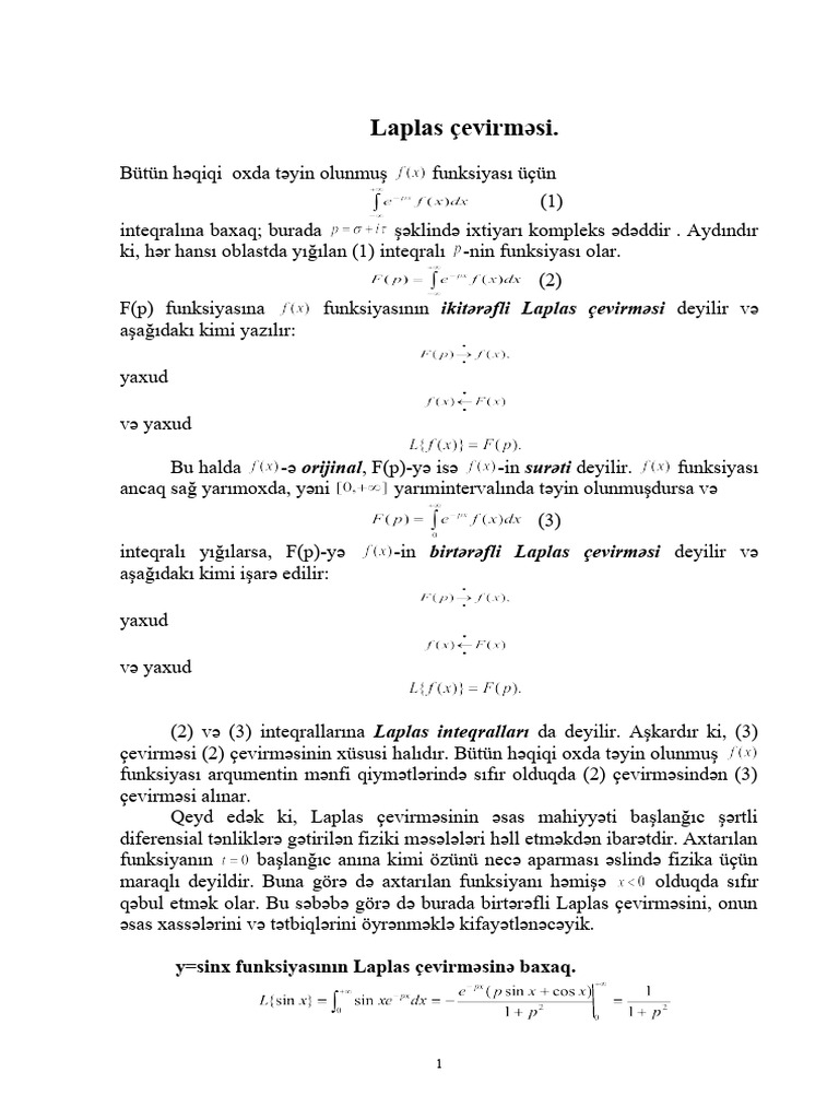 Laplas | PDF