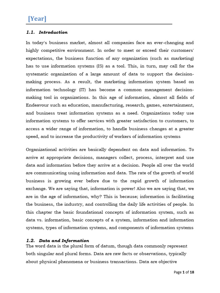 Chapter One Modular | PDF | System | Data