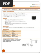 Buzzer - Pinout, Working, Specifications & Datasheet | PDF | Electrical ...