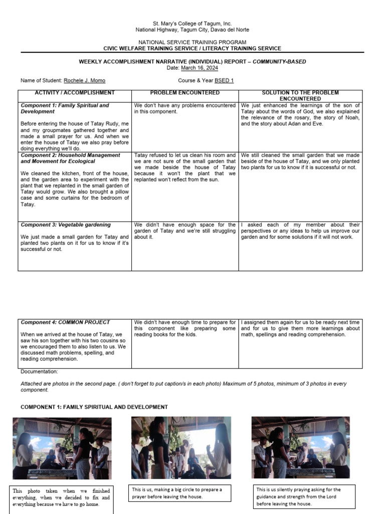Format Community Individual | PDF