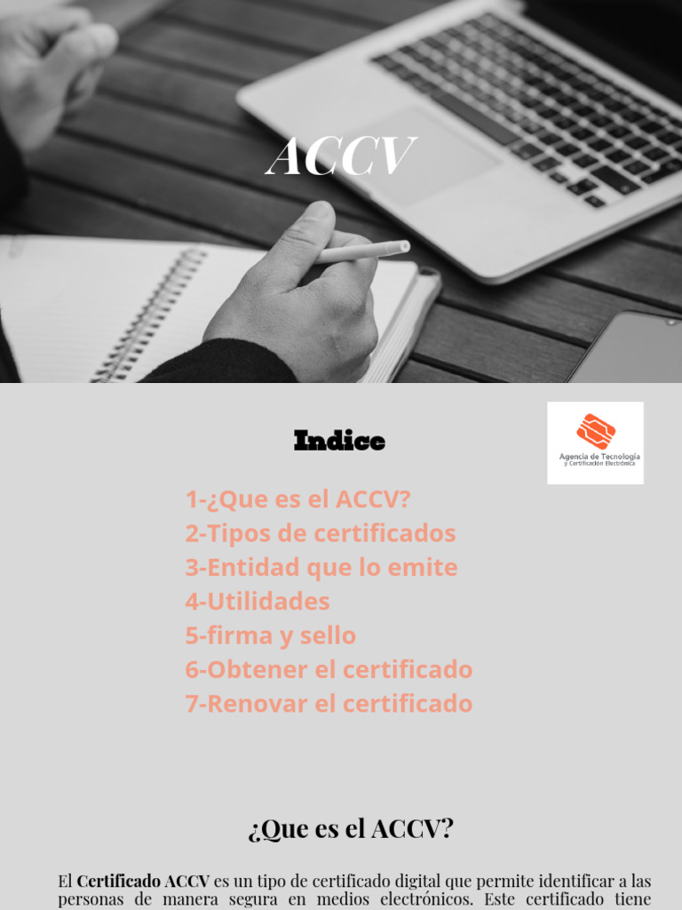 Certificado ACCV: Guía Completa y Usos | PDF | Business | Certificado ...