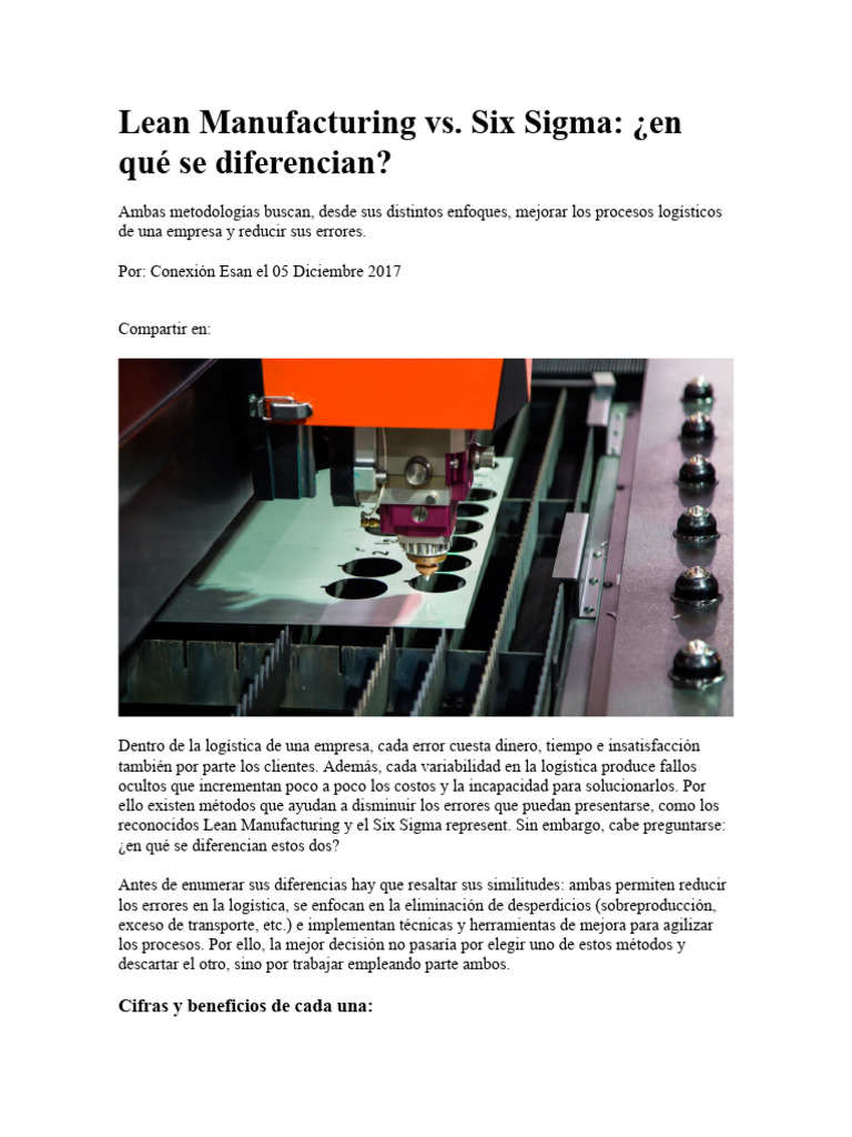 Lean Manufacturing Pdf Lean Manufacturing Six Sigma