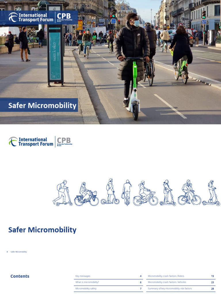 Safer-Micromobility 0 | PDF | Traffic Collision | Pedestrian