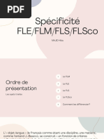 Définition de FLE, FLS et FLSCO | PDF | Langue française