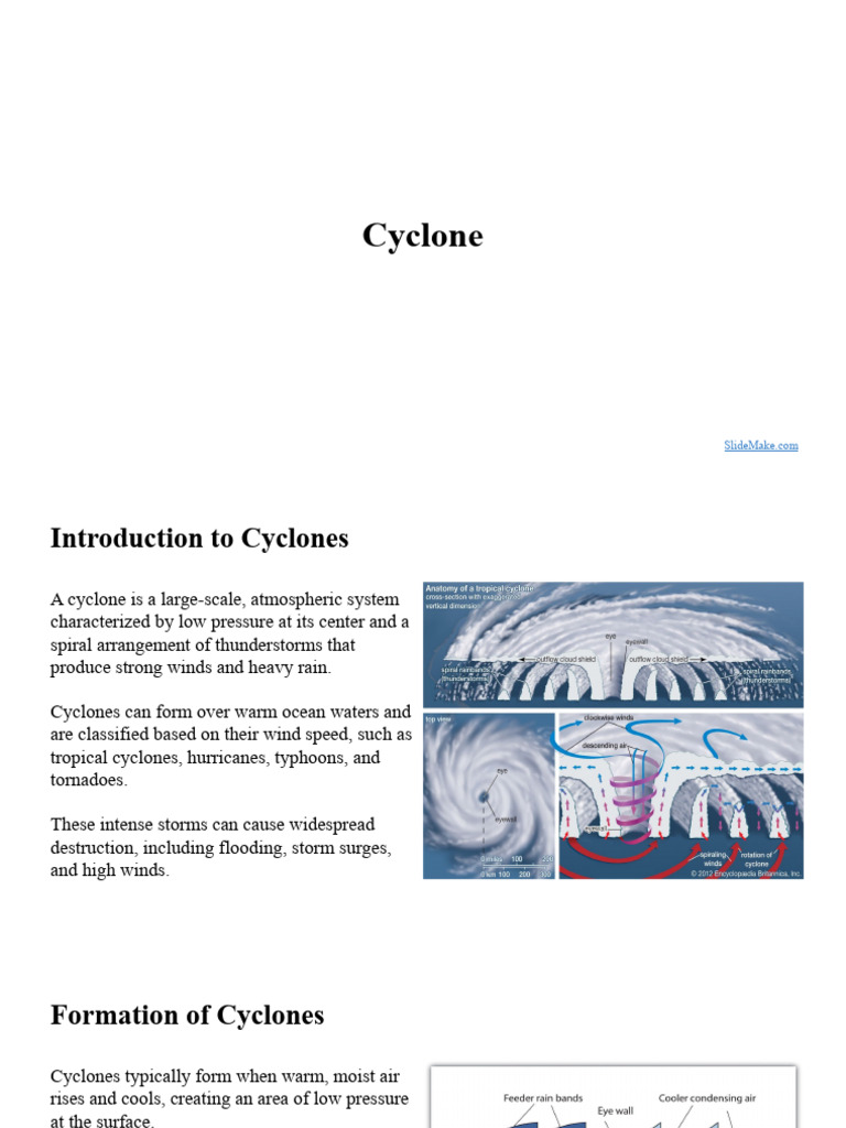 Cyclone | PDF | Tropical Cyclones | Eye (Cyclone)