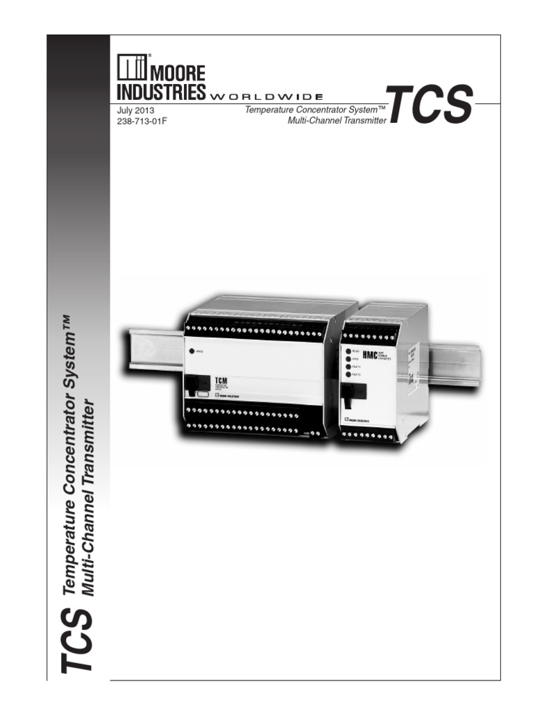 TCS Installation Manual Moore Industries | PDF | Personal Computers | Computer Engineering
