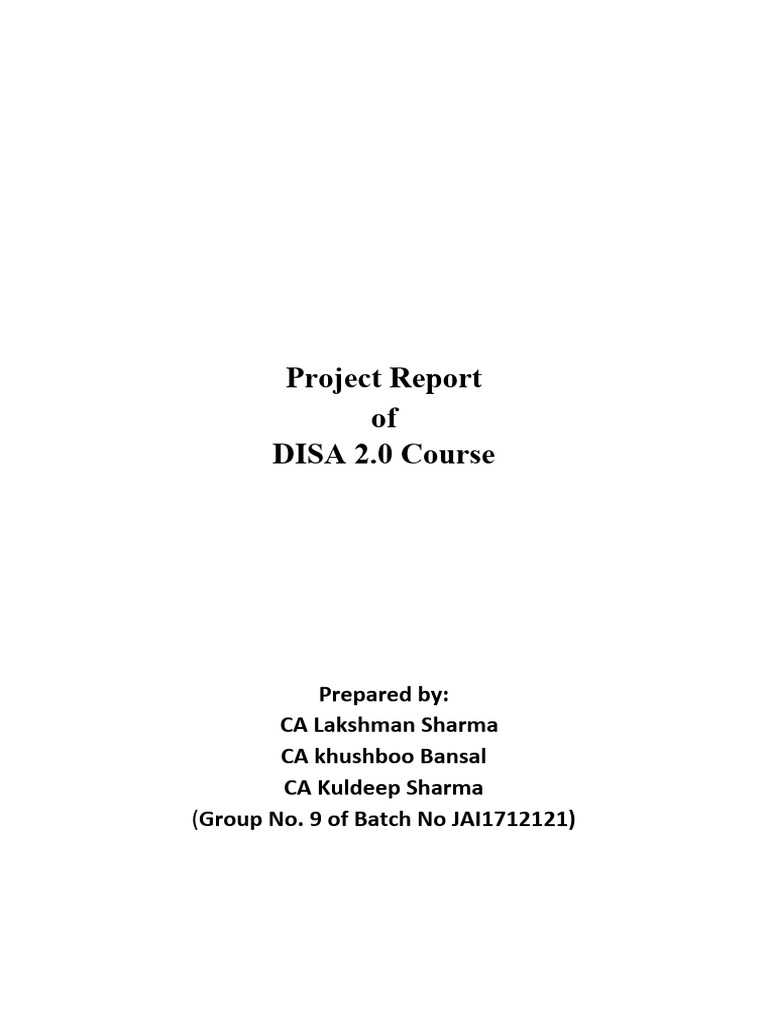 ISA Project Report by Group No 9 Final | PDF | Cloud Computing | Software As A Service