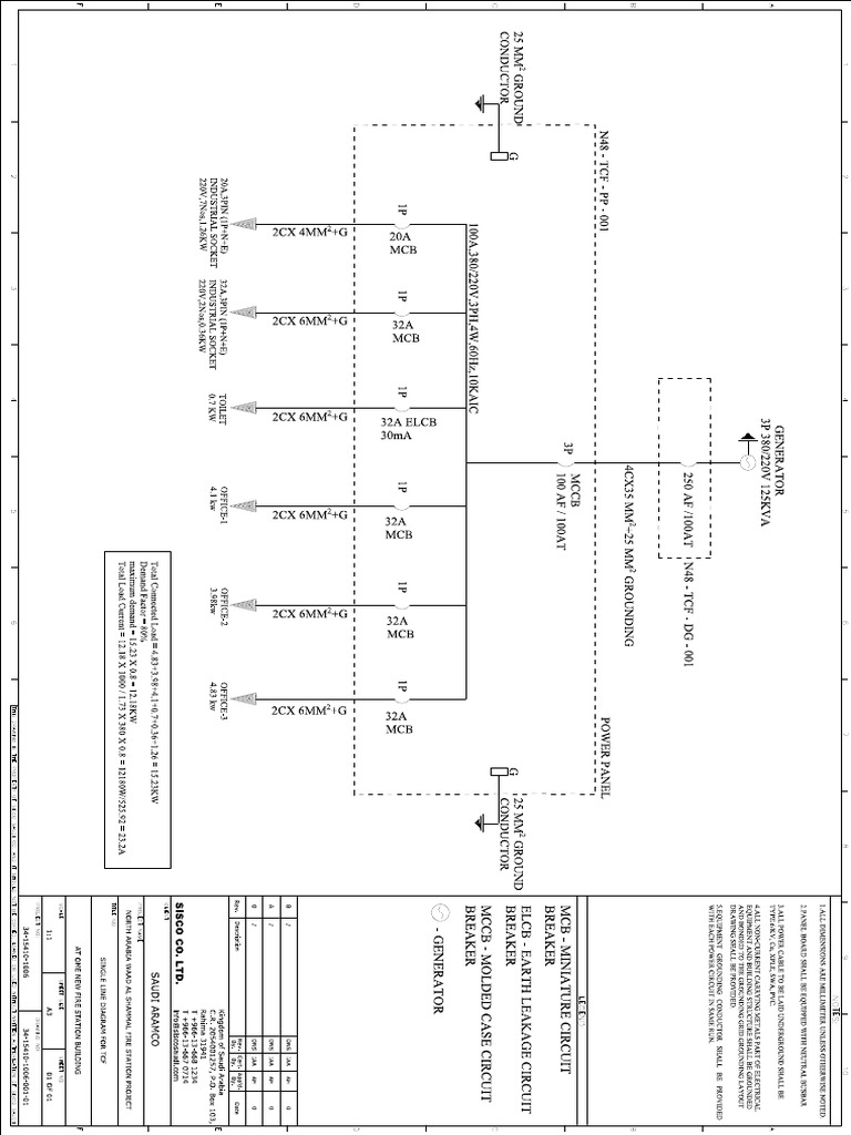 Single Line Diagram Model | PDF