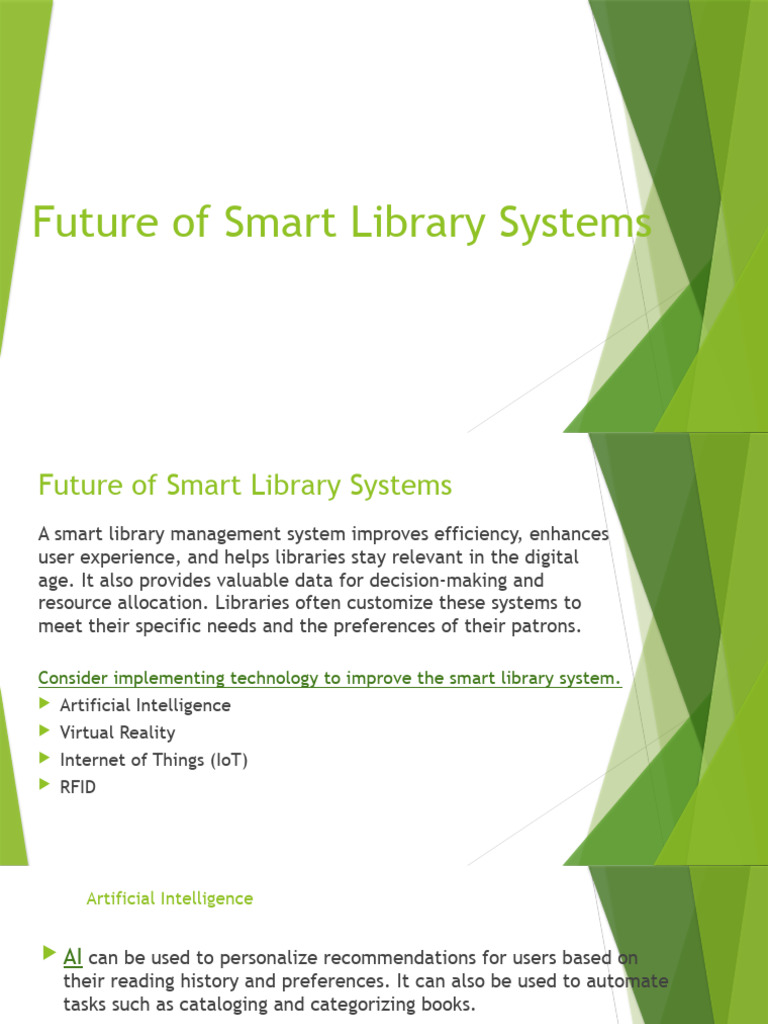 Smart Library Systems | Download Free PDF | Libraries | Internet Of Things