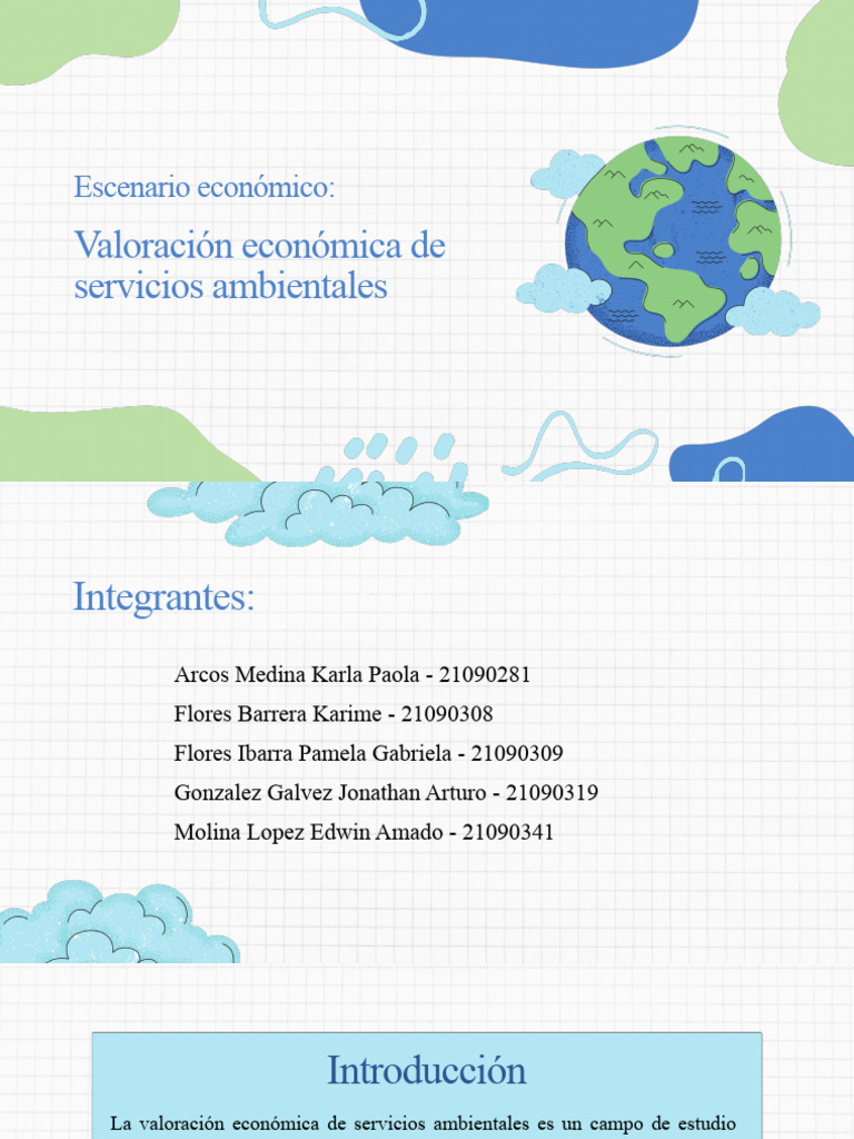 Blue and Green Illustrated Environmental Sustainability Presentation ...