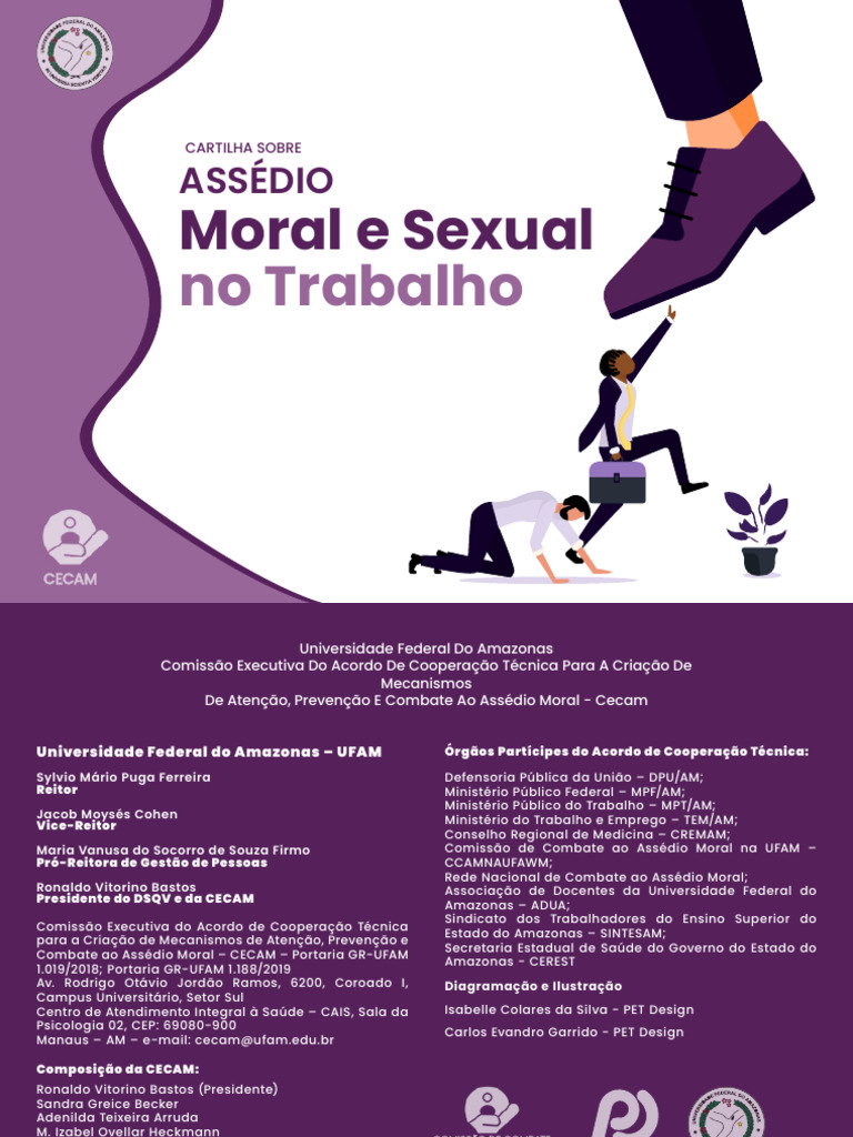 Tema 17 - Cartilha Assédio | PDF | Assédio sexual | Conflito (processo)