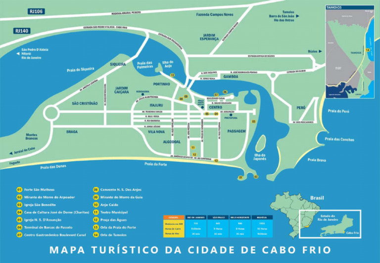 Mapa-Turistico 2018 Cabo-Frio | PDF