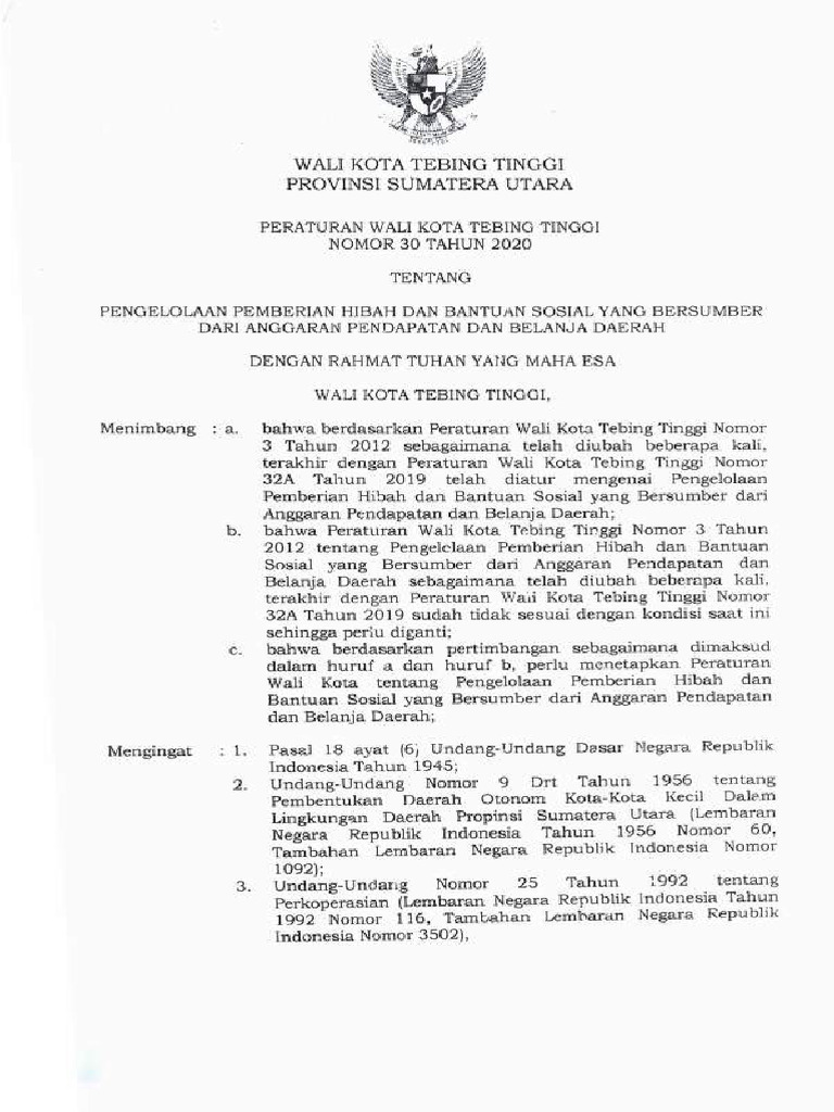 826c7 Perwa No. 30 Tahun 2020 - Compressed | PDF