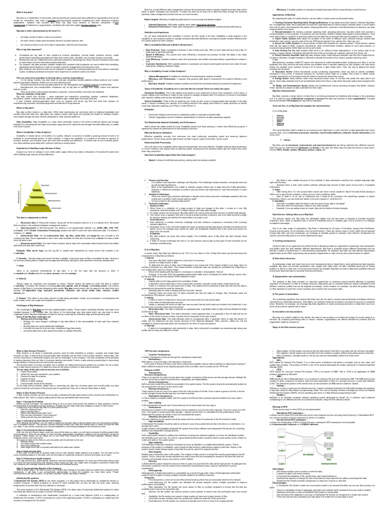 BDA 1 | PDF | Big Data | Scalability