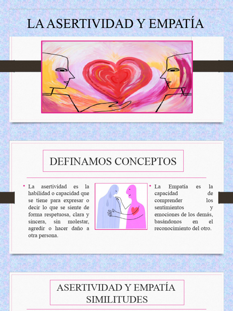 Asertividad y Empatia | Descargar gratis PDF | Empatía | Cognición