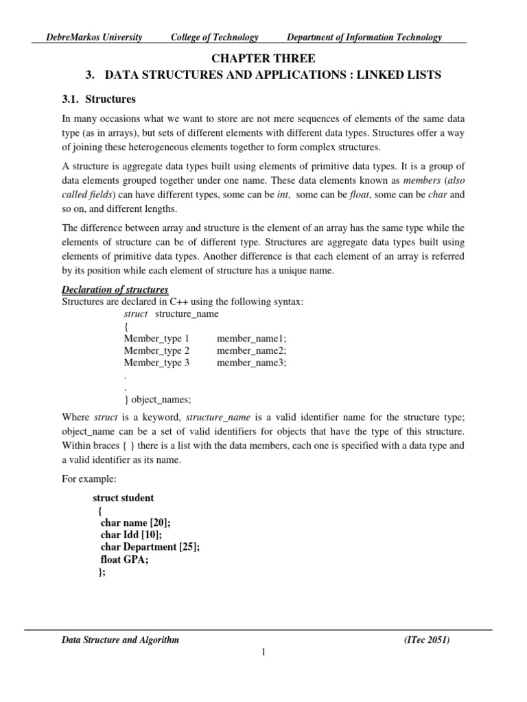 Chapter 3_Linked List | PDF | Pointer (Computer Programming) | Computer ... Chapter 3_Linked List | PDF | Pointer (Computer Programming) | Computer ...