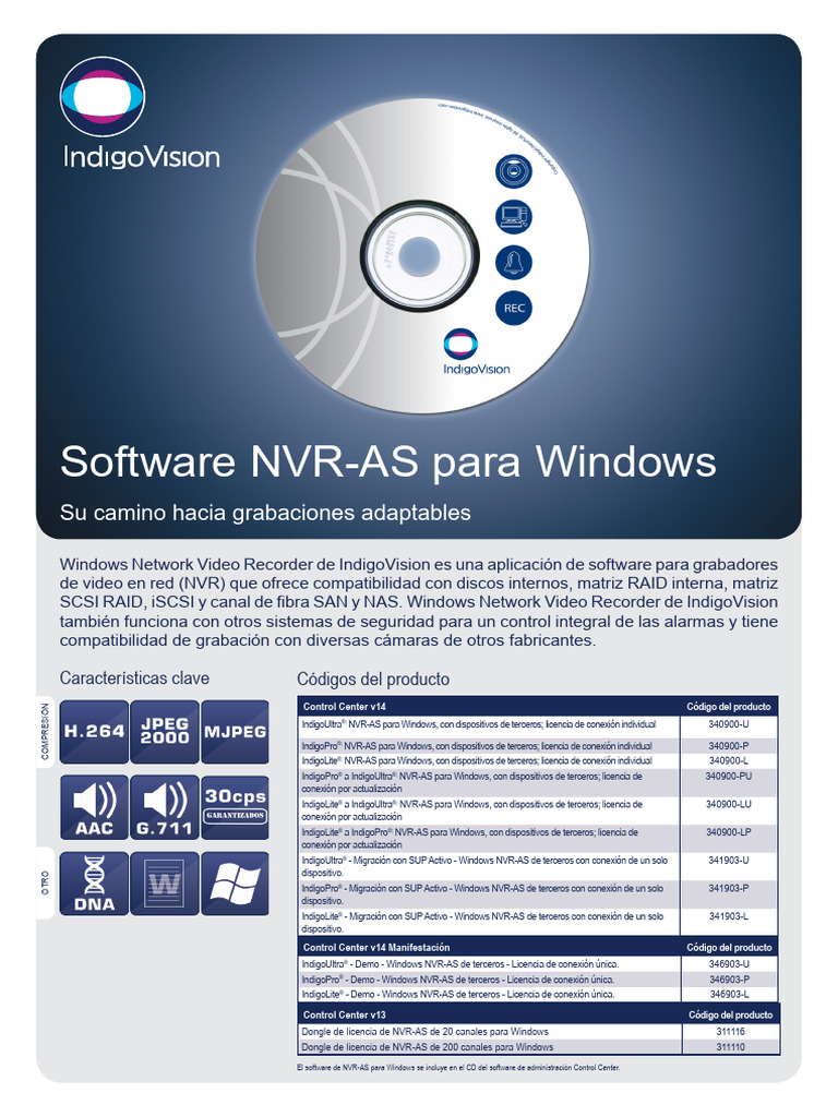 indigo_Windows-NVR-AS-Software | PDF | Hardware de la computadora ...