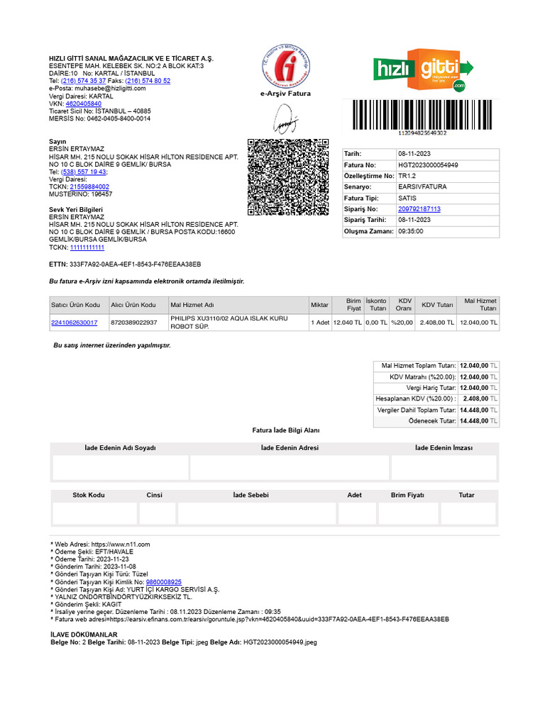 Philips Robot Fatura | PDF