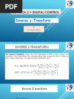 Laplace and Z-Transform Table | PDF | Subtraction | Analysis