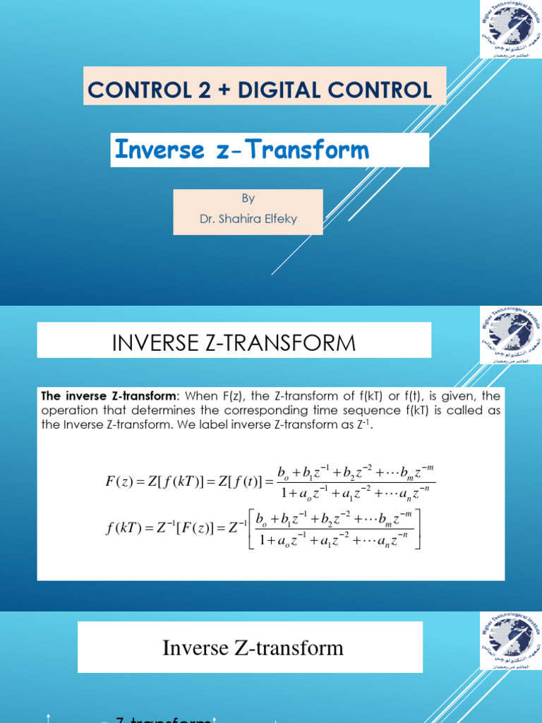 Control2 Lec 2 | PDF | Algebra | Arithmetic