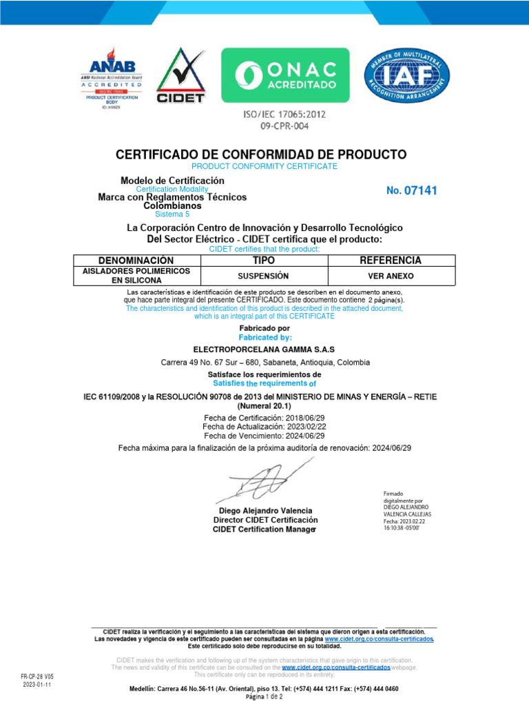 4- Aislador suspension MT 07141 (29-09-24) | PDF