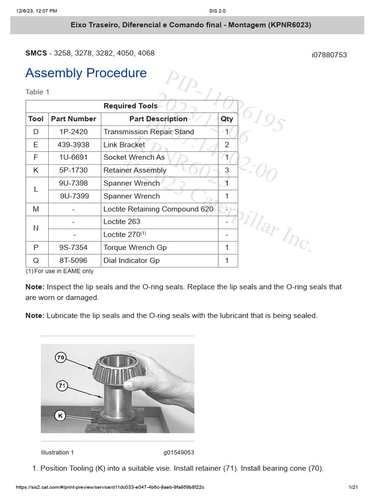 Assembly Procedure 24M | PDF | Gear | Bearing (Mechanical)