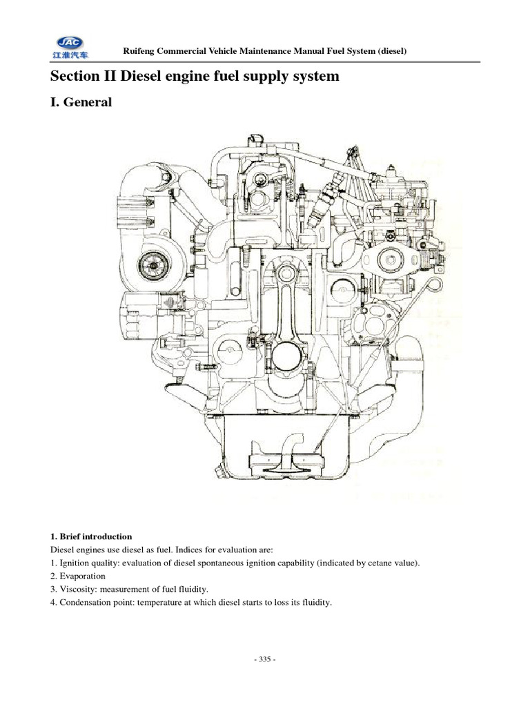 Diesel Engine Fuel Supply System | PDF | Diesel Engine | Internal ...