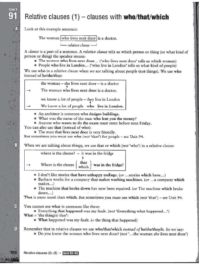 Relative Clauses | PDF