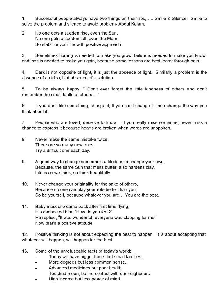 Delightful Thoughts | PDF | Thought