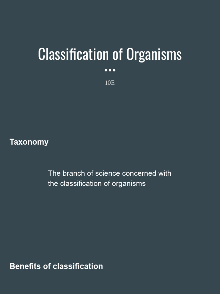 Classification of Organisms | PDF | Fungus | Taxonomy (Biology)