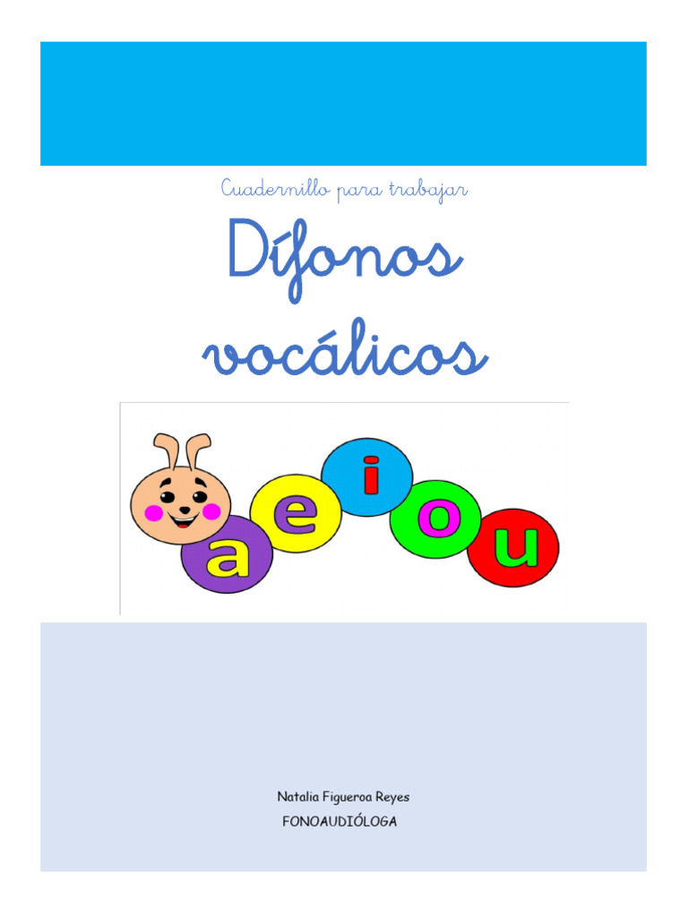 Ejercicios de Dífonos Vocálicos para Niños | PDF | Artes del Lenguaje y ...
