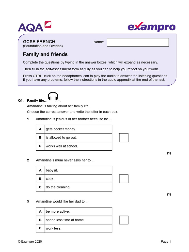 AG FREN Family Friends F&O | PDF